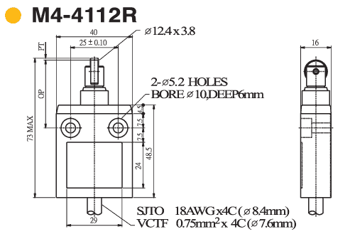 MOUJEN | M4 Enclosed Limit Switches Features